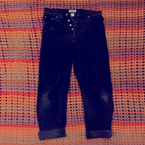 Guess | Pants & Jumpsuits | Retro Guess Worn Black Jeans Usa Made Size ...